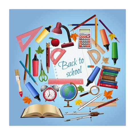 Premium Vector School Design Icon Set Back To School Vector