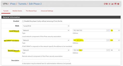 PfSense Site To Site IPSec VPN Subnets On Each Site Are Identical Matrixpost Net