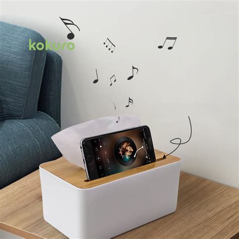 Jual Kotak Tissue Box Persegi Tempat HP Kotak Tempat Tisu Kayu