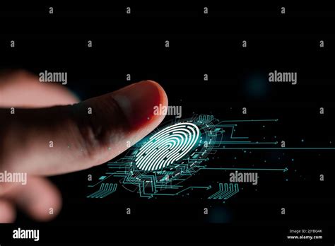 Future Security Technology Fingerprint Scan Provides Security Access Fingerprint Security