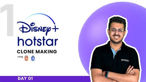 Hotstar Clone Using Html Css And Bootstrap Free Bootcamp Day 01 Youtube