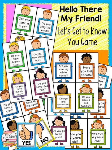 Ice Breaker Games For Kindergarten Kindergarten