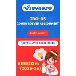 IGNOU IBO Solved Assignment Pdf Download