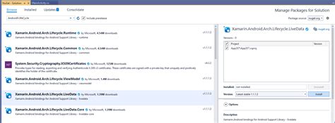 Xamarinandroid Mutablelivedata Object Creation In Xamarin Android