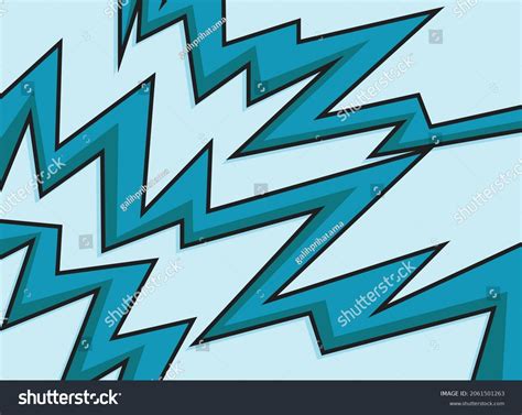 Abstract Background Blue Zigzag Line Pattern Stock Vector Royalty Free 2061501263 Shutterstock