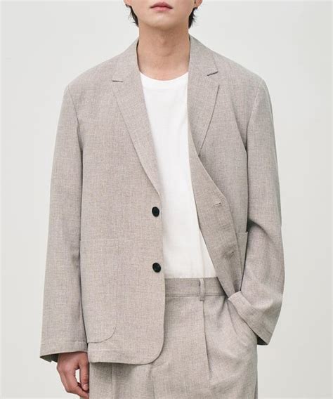 프레리 라이크 린넨 오버핏 블레이저 Beige 위시버킷