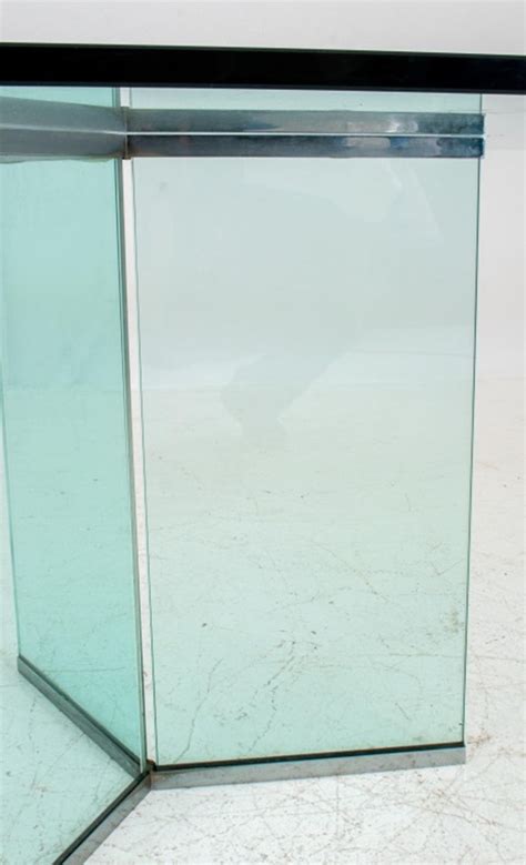 Modern Glass Rectangular Dining Table For Sale At 1stdibs