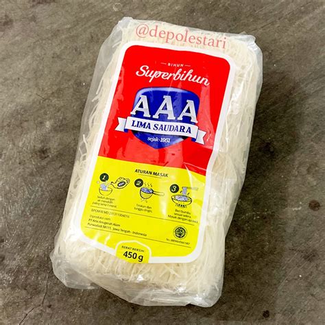 Jual Super Bihun AAA Lima Saudara 450gram Shopee Indonesia