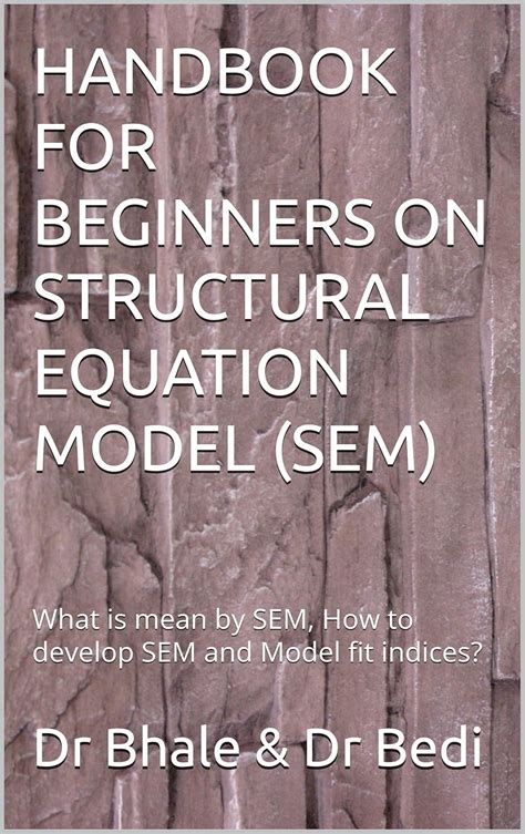 handbook for beginners on structural equation model sem