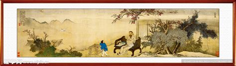 清画家禹之鼎 王士禛放鹇图设计图绘画书法文化艺术设计图库昵图网