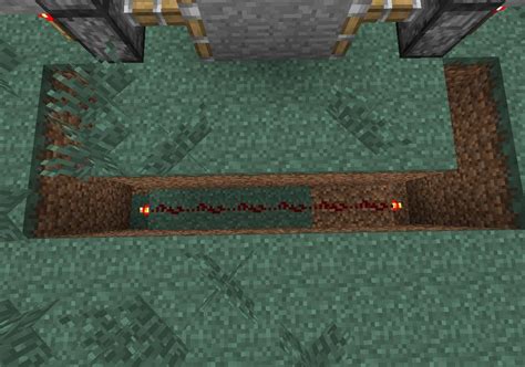 Step 2 Connect The Piston Activators With Redstone BrainStorm STEM Education