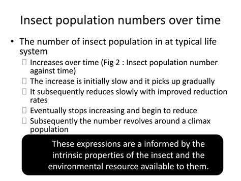 Ppt Natural Insect Population Growth And Dynamics Powerpoint