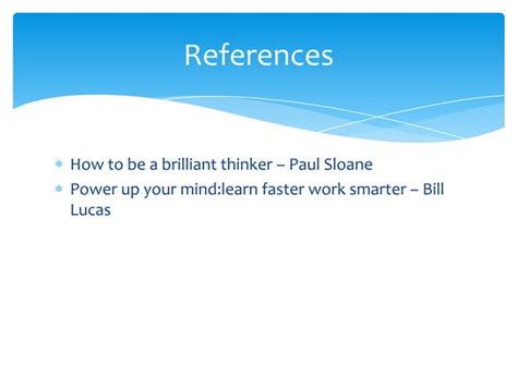 Analysing Problems Creatively Final Ppt