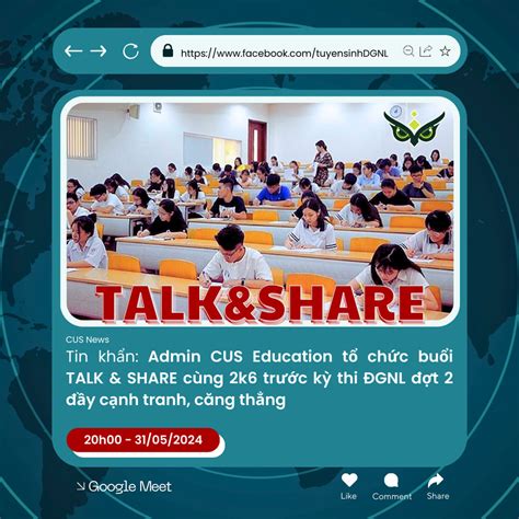 Talkandshare Chuẩn Bị Luyện Thi Đgnl Cus Education