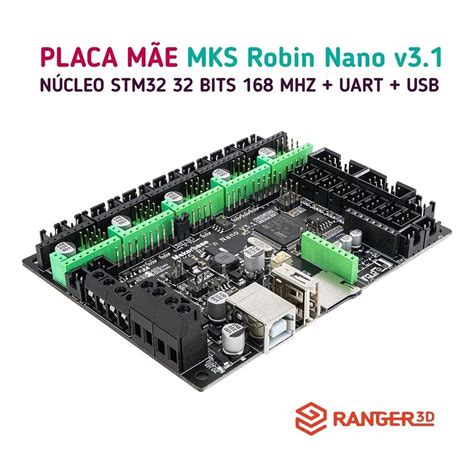 Placa Mks Robin Nano V31 Uart 32bit Shopee Brasil