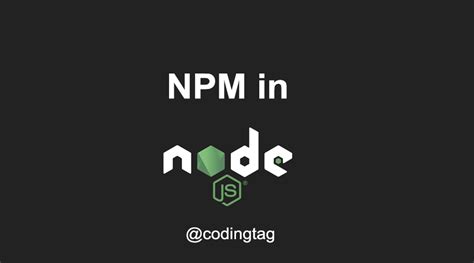 Npm In Nodejs