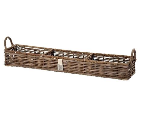 Rustic Rattan Rectangular Basket Riviera Maison Annival Sisustus And Muoti