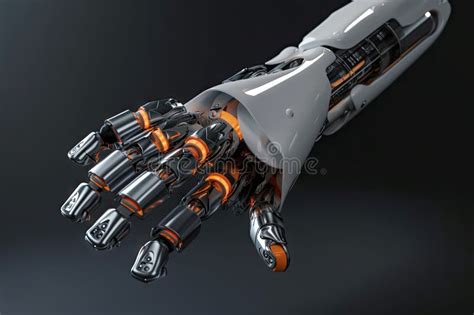 Robotic Arm With Screwdriver And Wrench Performing Maintenance On Electrical Equipment Stock