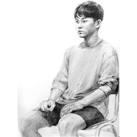 아임파인아트 일산미술학원 예고입시 미대입시 On Instagram 인체소묘 상반신 초반 과정 시범작 아임파인아트 인체소묘 풍동미술학원 백마미술학원