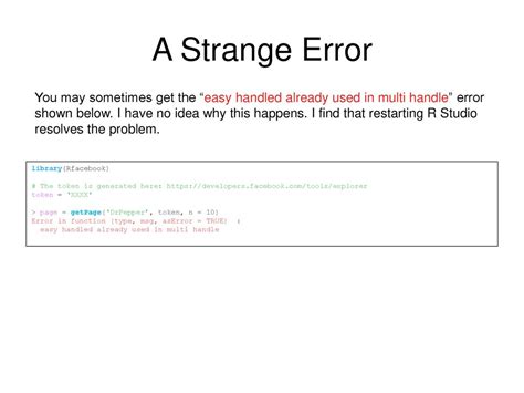 R Introduction To Twitter And Facebook With R 5 May Ppt Download