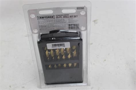 Craftsman Drill Bit Set Property Room