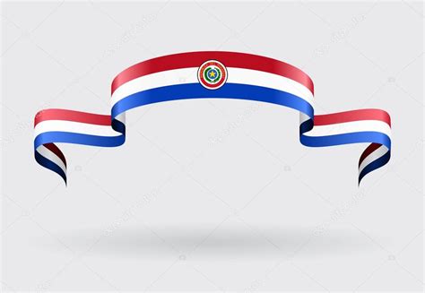 Fondo bandera paraguaya Ilustración vectorial 2022