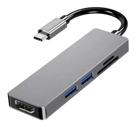 Adaptador Hub Usb C A Video Hdmi Rj Usb Tipo C En MercadoLibre