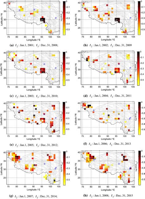 Hotspot Maps Of Each Forecasting Interval With The Threshold