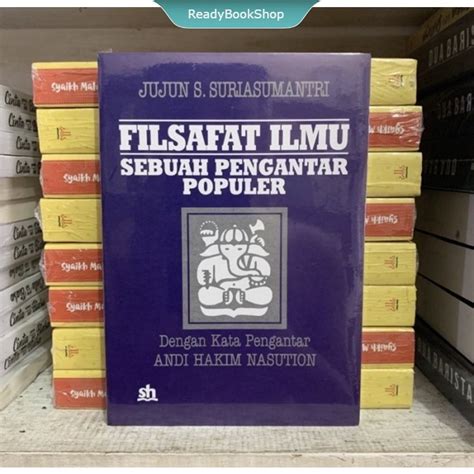 Jual Buku FILSAFAT ILMU SEBUAH PENGANTAR POPULER Jujun S RBS
