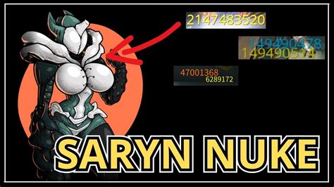 Saryn Build Nuke É Muito Dano Warframebr Warframe Youtube