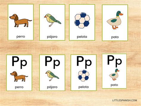 Spanish Alphabet Flashcards Free Printable