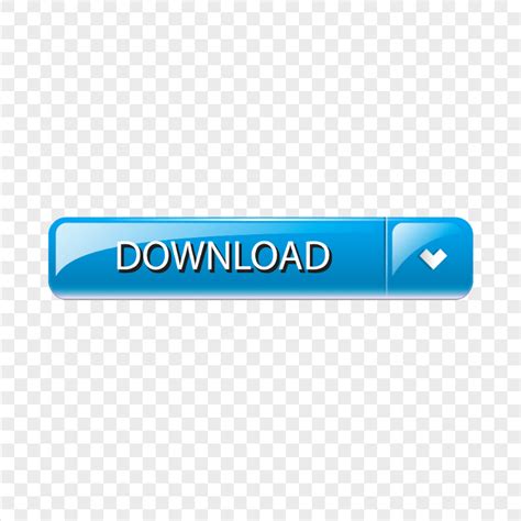 Blue Glossy Download Web Button Icon Png Image Citypng