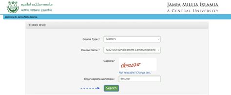 Jamia Entrance Test Result 2024 All Exams Ug Pg Diploma
