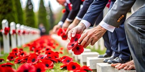3d Veterans Day Remembrance Candid Shot With Veterans And Wreath