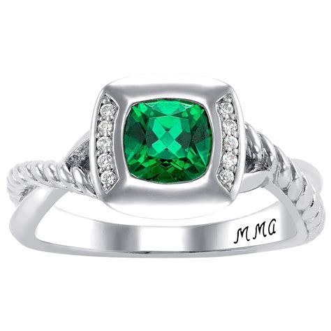 Keepsake Personalized Womens Paz Class Ring Available In Valadium