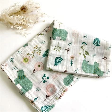 Муслиновая пелёнка мятные мишки фото отзывы характеристики в интернет магазине Rozetka от