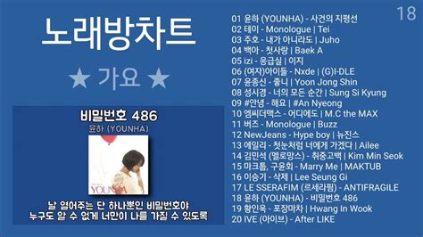 노래방차트 가요 2022년 12월 1차 노래방 인기차트 노래모음 가요 플레이리스트 Playlist Youtube