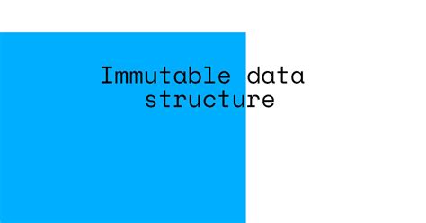 Immutable Data Structure C