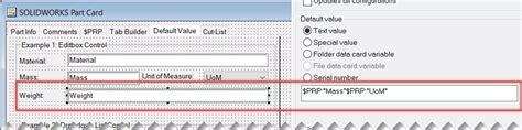 Default Expressions In Solidworks Pdm Data Cards Goengineer