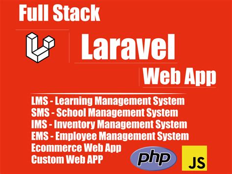 custom laravel web app portal e commerce web sms lms ims crm pos