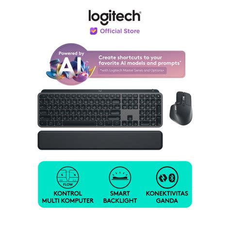 Promo Logitech Mx Keys S Combo Mx Keys S Mx Master S Dengan Palm Rest Cicil X Jakarta