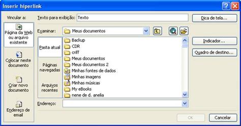 Como Criar Um Hiperlink Para Outro Local No Word