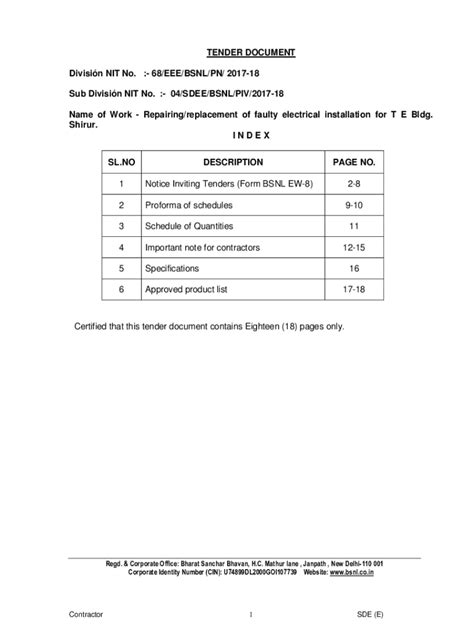 Fillable Online Repairing Replacement Of Led Fitting Electrical Installation At Fax Email
