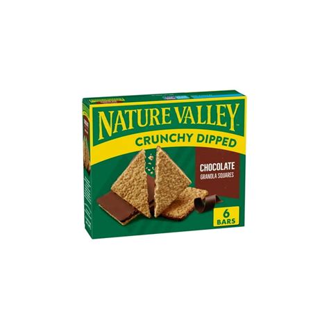 Nature Valley Crunchy Dipped Granola Squares Oats And Chocolate 6 Ct