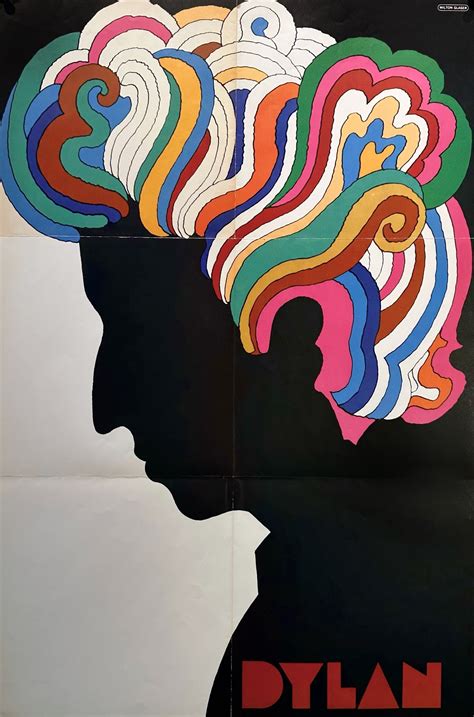 Bob Dylan By Milton Glaser Original Vintage Poster Authentic Vintage