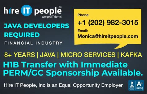 Monica Ghosh On Linkedin Javadeveloper H1btransfer H1bcapexempt