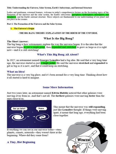 Earth Science Lecture Guide Pdf