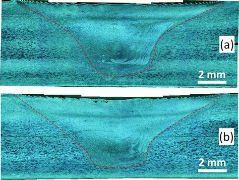 Macrostructure Of The Transverse Cross Sections Of Lap Joints ω 600 Download Scientific