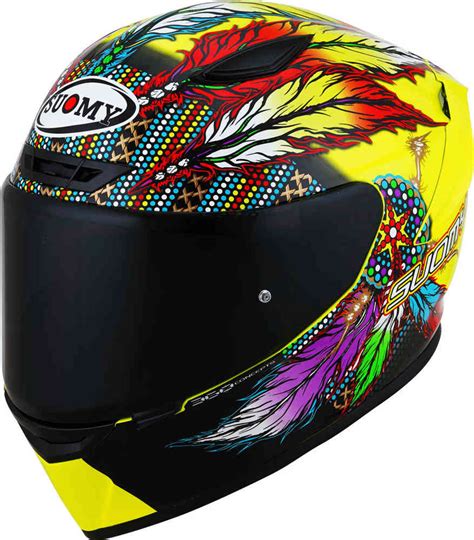 Suomy Track 1 Chieftain Multi Yellow Capacete melhores preços FC Moto