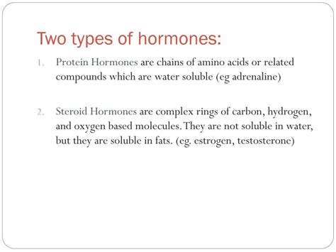 Ppt Hormones Powerpoint Presentation Free Download Id2140186